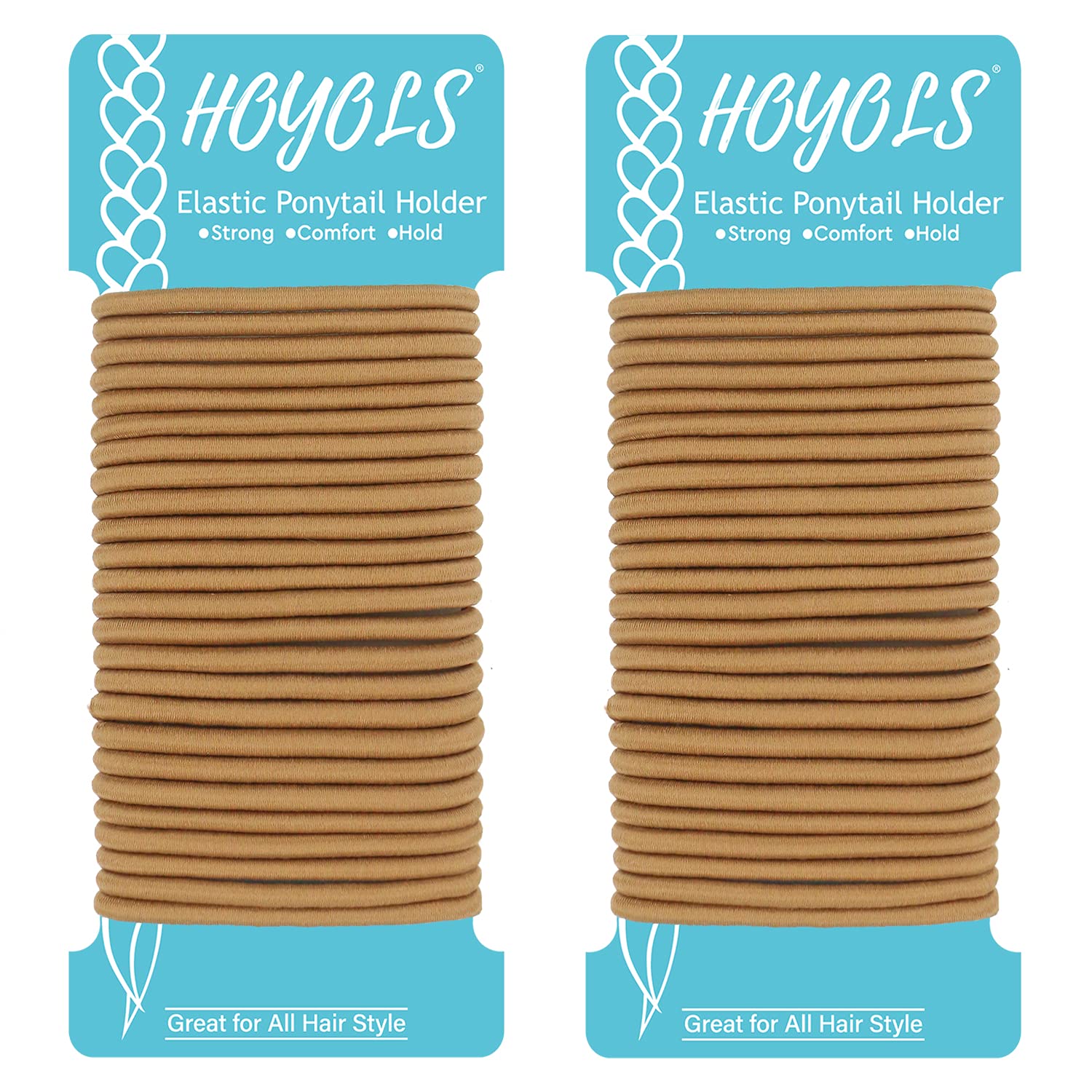 No Metal Hair Bands for Women's Hair, Ponytail Holders, No Snag Braide ...