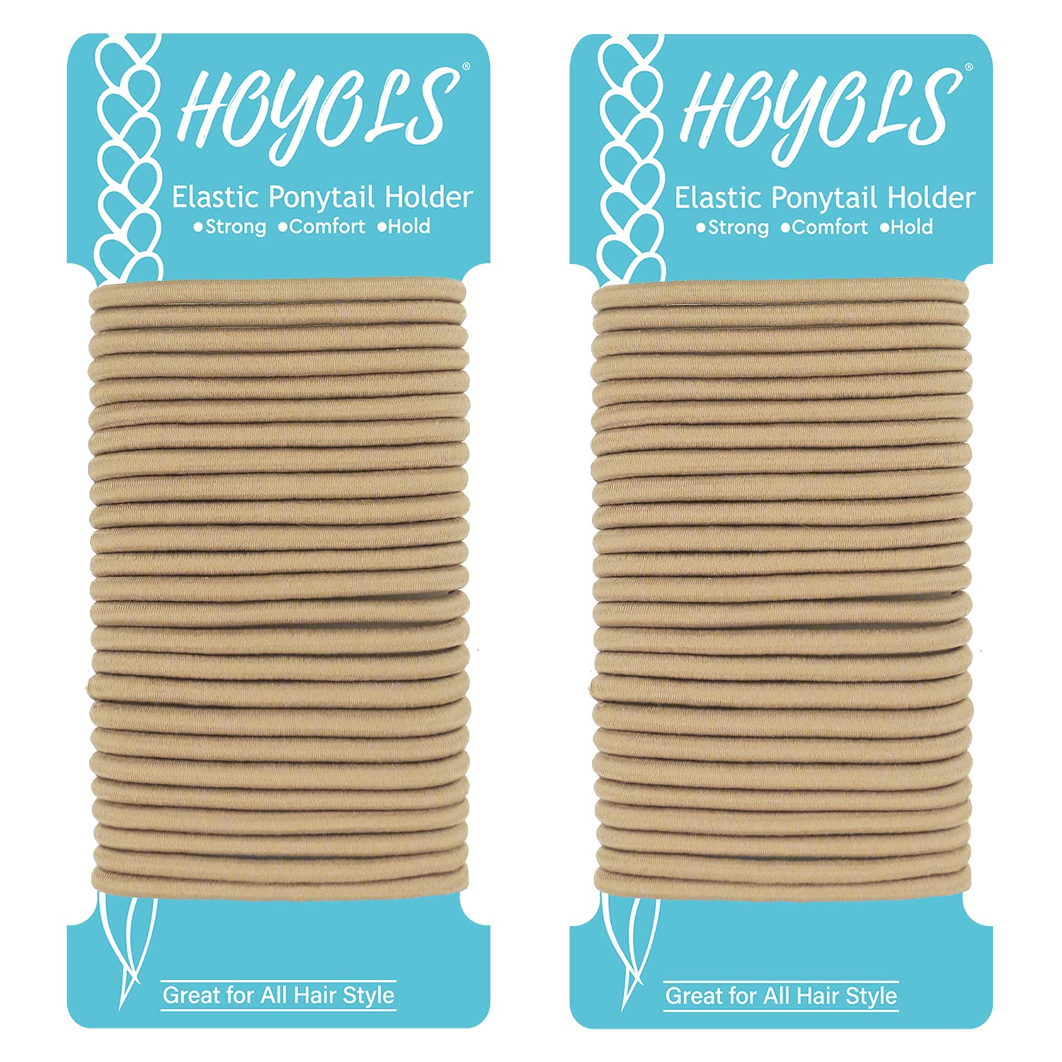 Blonde Ponytail Holders, No Metal Elastic Hair Ties, Braided Hair Band ...
